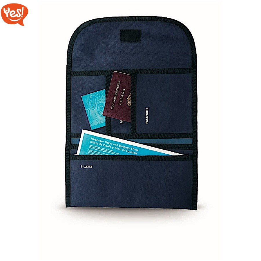 Portadocumenti da viaggio multitasca | Logo Personalizzato | Da 1,06€