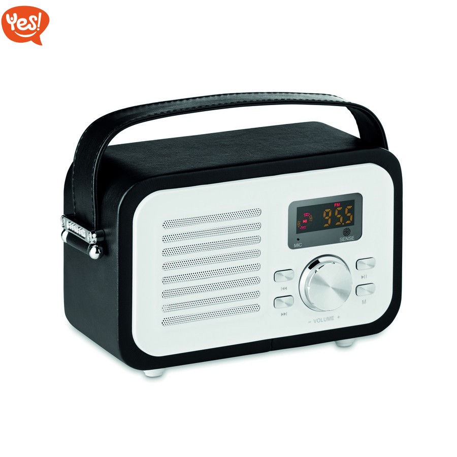 Cassa speaker retro bluetooth | Logo Personalizzato | Da 49,26€