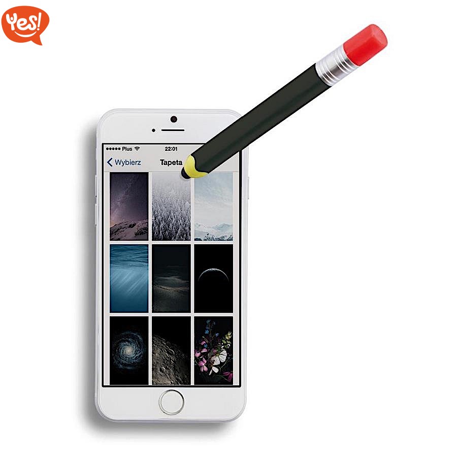 Penna touchscreen a forma di matita | Logo Personalizzato | Da 0,71€