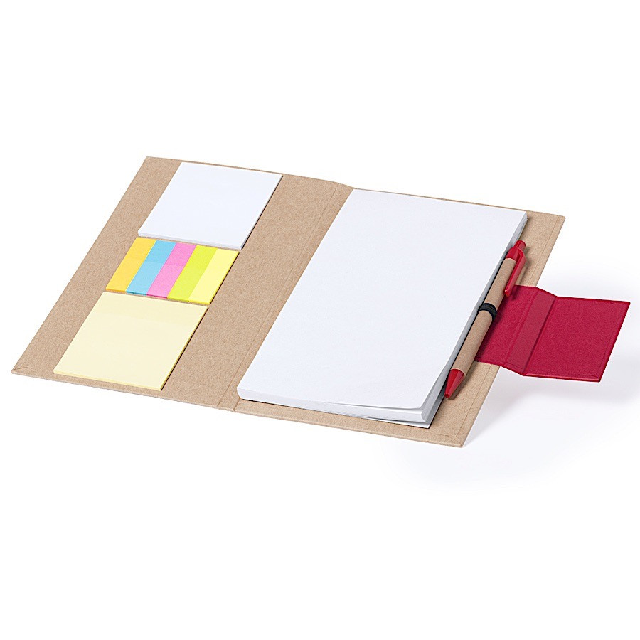 Blocknotes con cover soft-touch in cartone riciclato | Logo ...