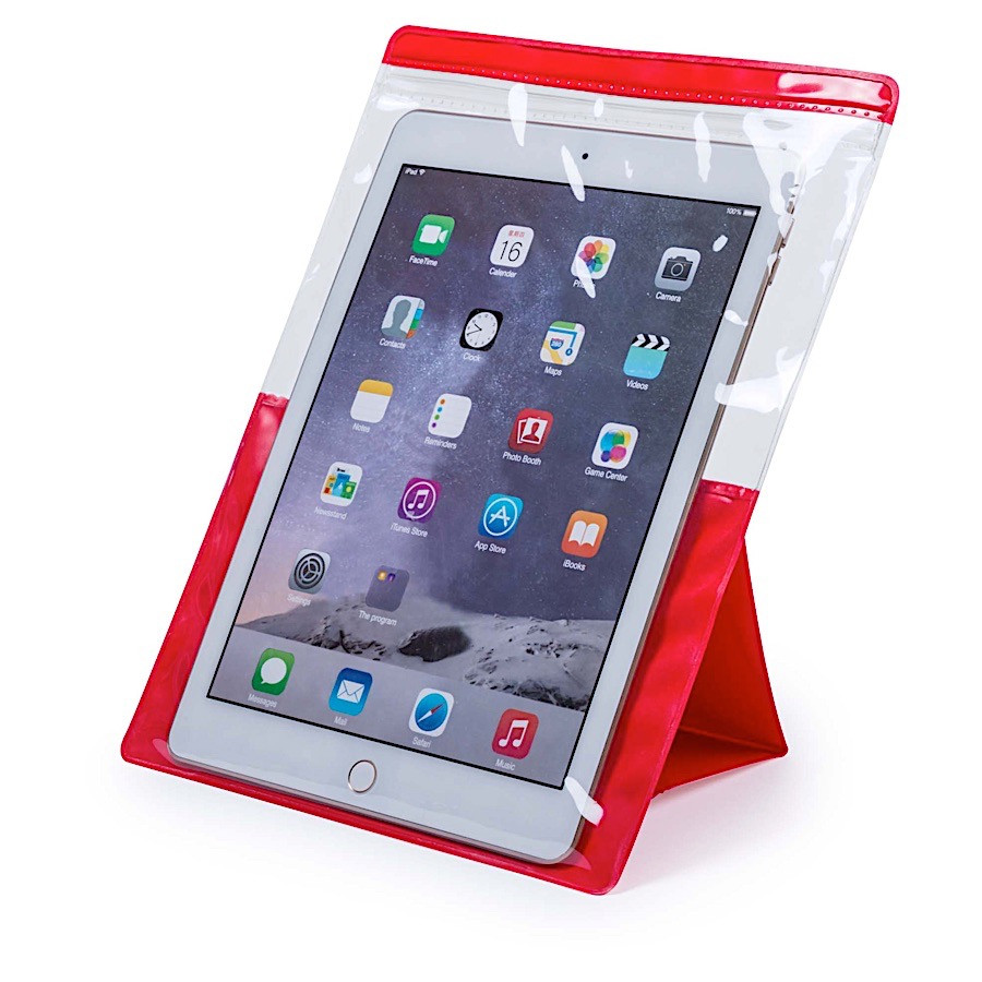 Cover per tablet in PVC con supporto | Logo Personalizzato | Da 0,26€